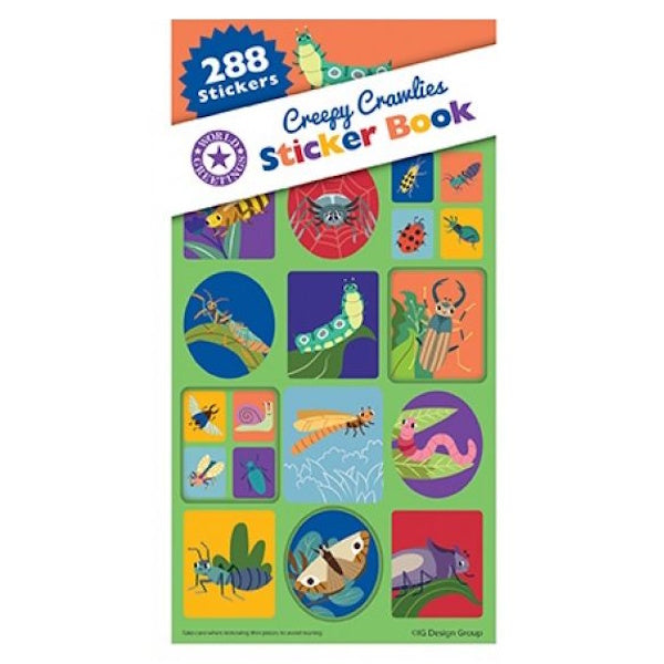 Sticker Book - Creepy Crawlies – Sweet Pea Parties