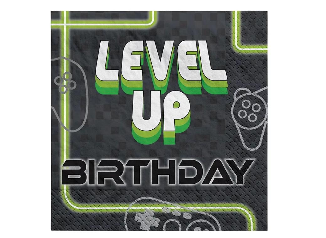 Level Up Lunch Napkins 16pk – Sweet Pea Parties