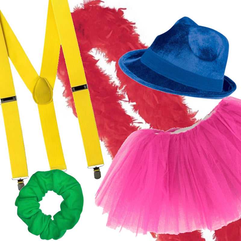 Shop for Coloured Costumes Accessories at Sweet Pea Parties NZ