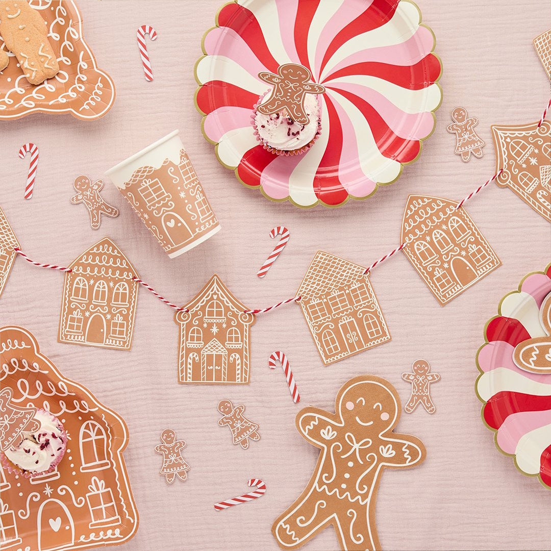 Gingerbread Christmas Party Range | Cute Kids Tableware & Decorations ...
