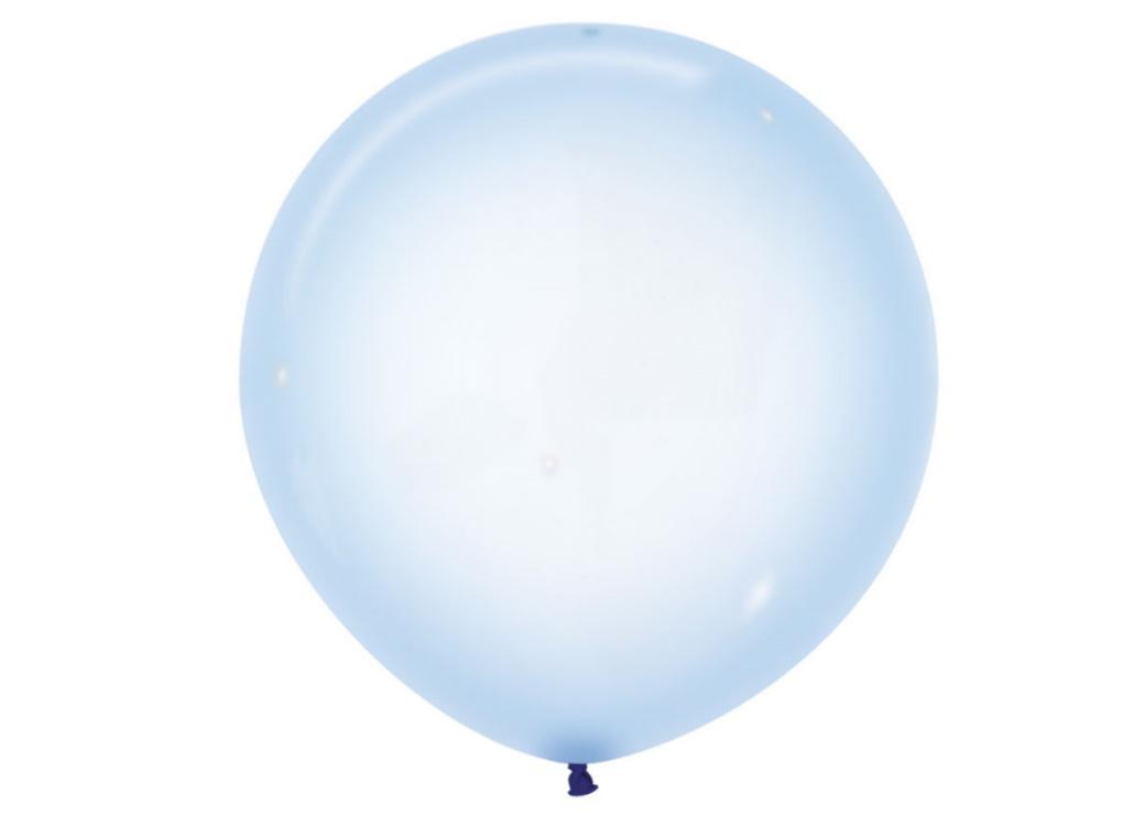 60cm Crystal Balloon - Pastel Blue – Sweet Pea Parties