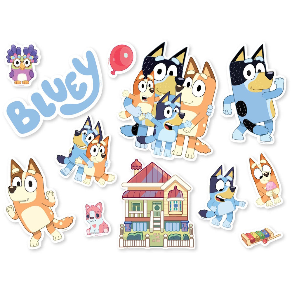 Bluey Wall Cutouts – Sweet Pea Parties