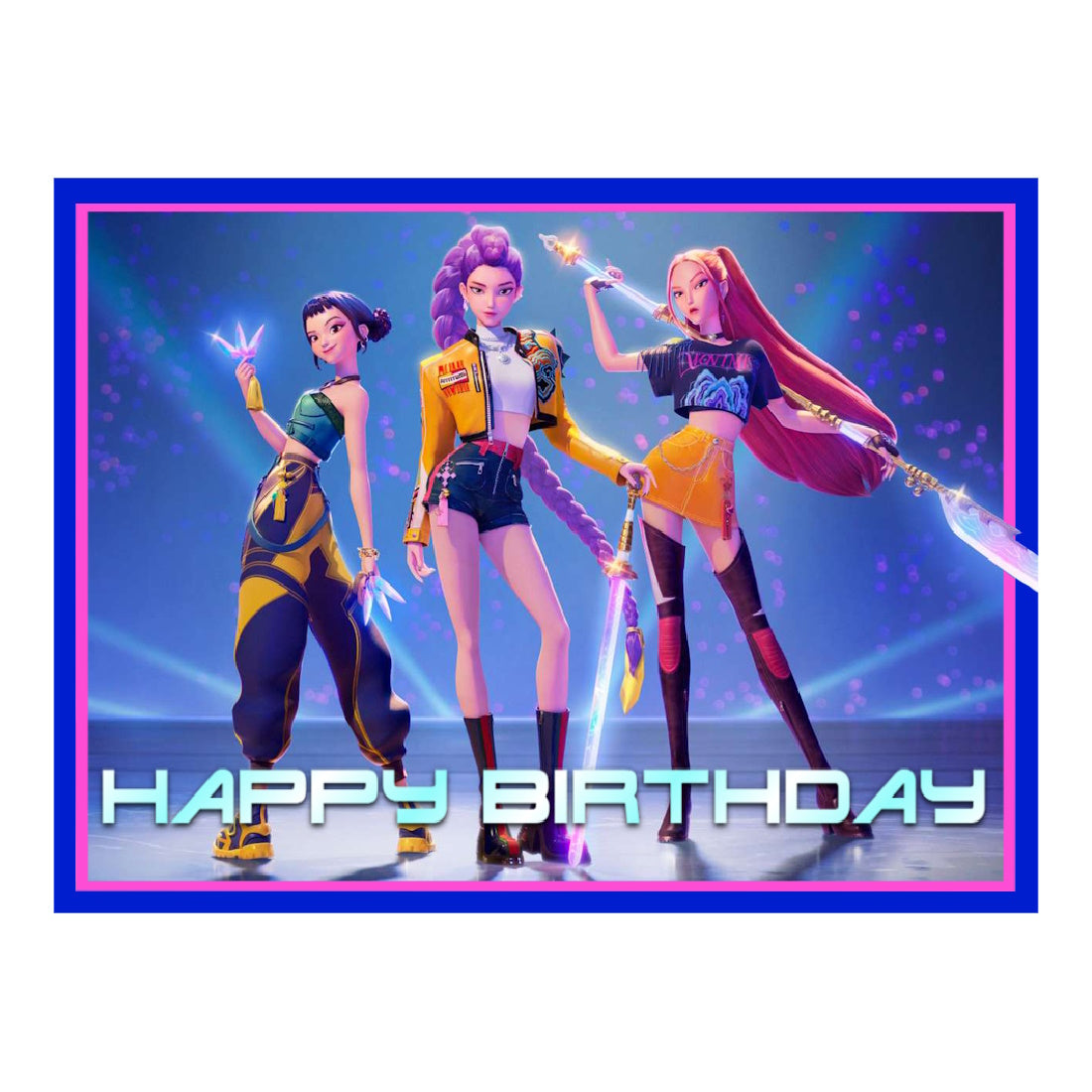 Edible Icing Image - KPop Demon Hunters A4 – Sweet Pea Parties