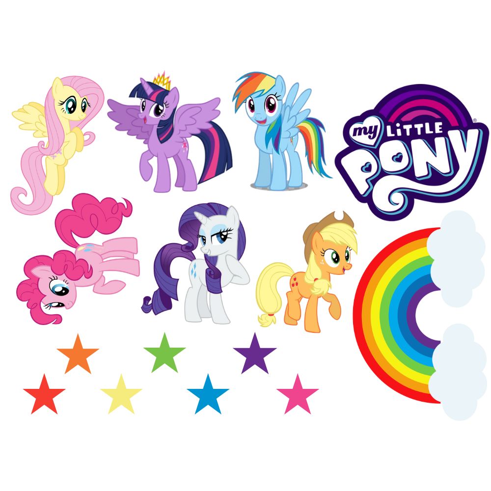 Edible Icing Image - My Little Pony Icons – Sweet Pea Parties