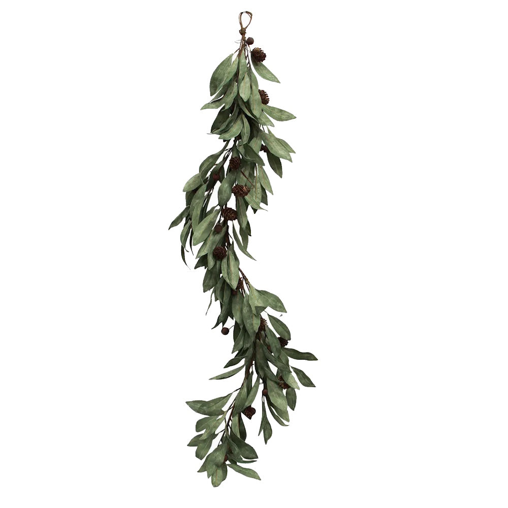 French Country Eucalyptus & Brown Berry Wood Swag – Sweet Pea Parties