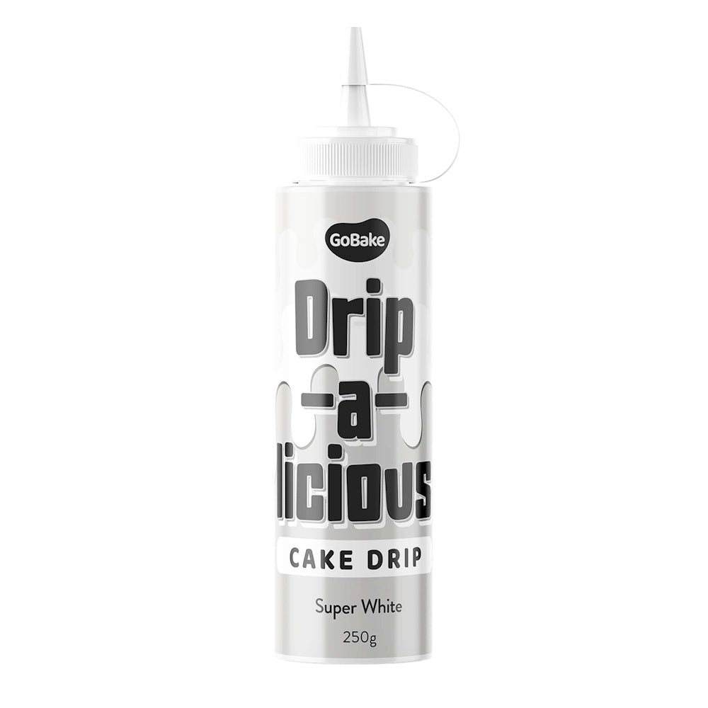 GoBake Drip-a-Licious Cake Drip - Super White – Sweet Pea Parties