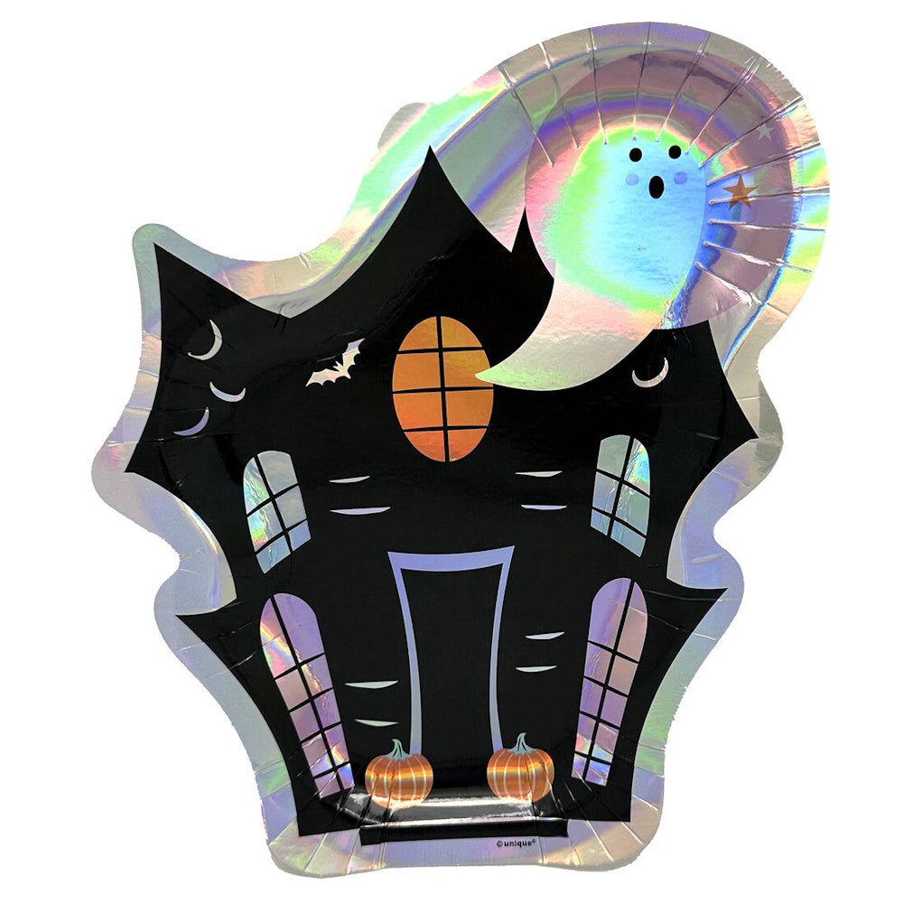Haunted House Shaped Plates 8pk – Sweet Pea Parties