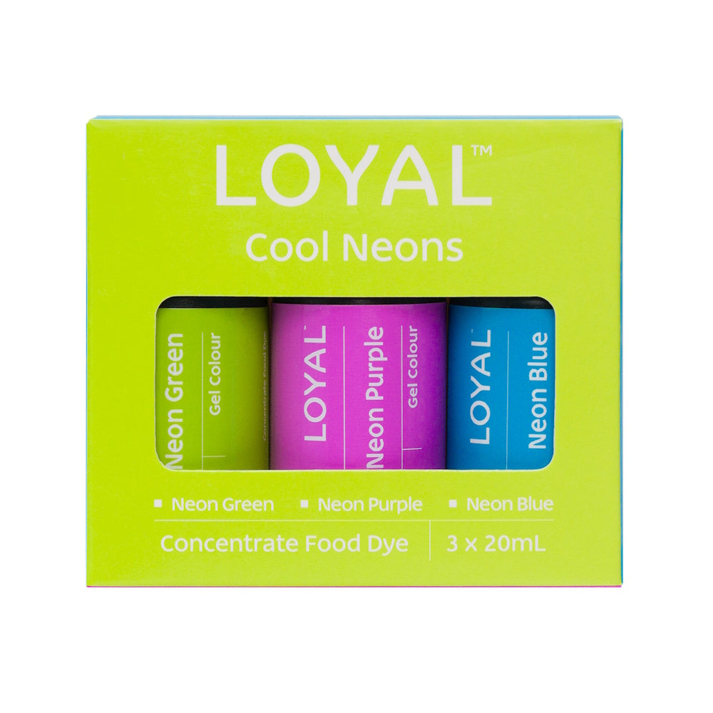 LOYAL Gel Colours 3pk - Cool Neons – Sweet Pea Parties