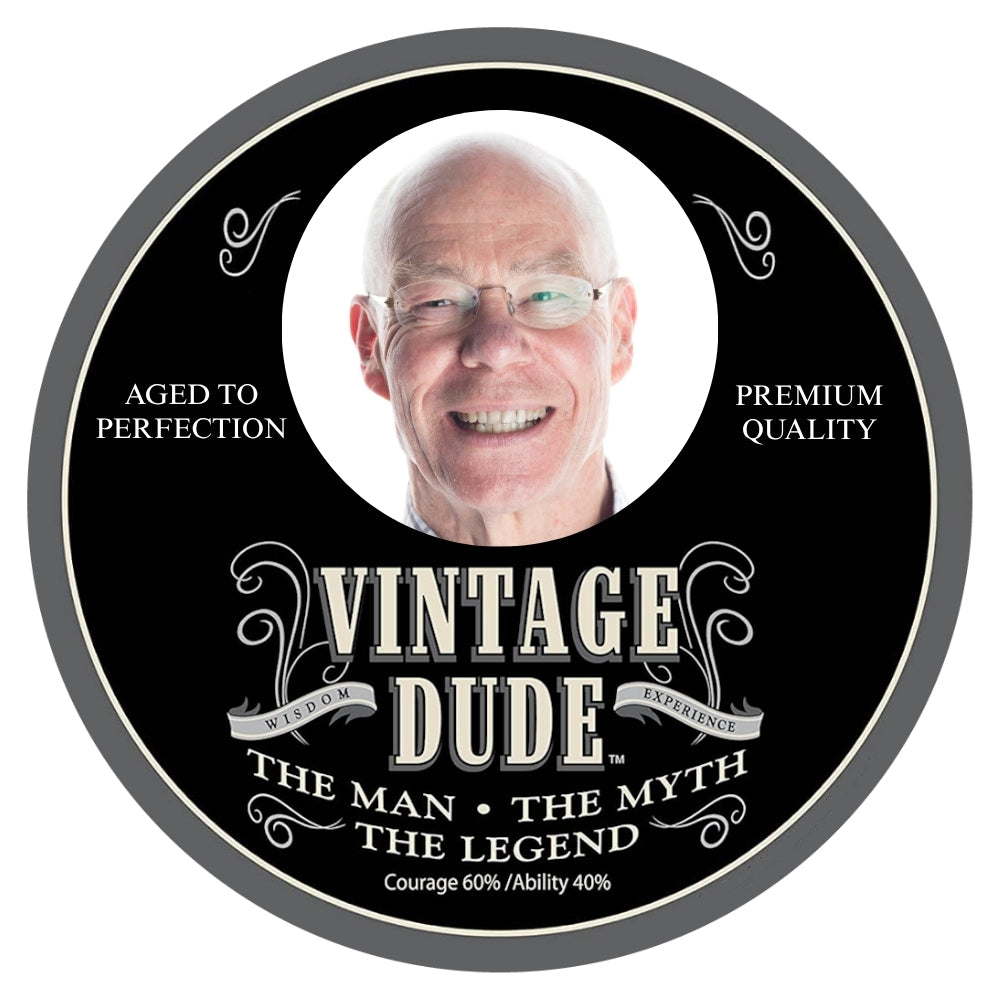 Personalised Edible Image - Vintage Dude – Sweet Pea Parties