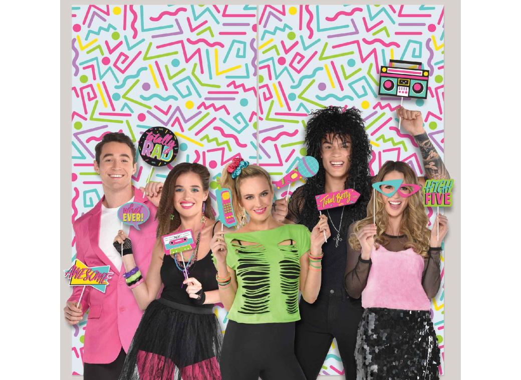 Awesome 80s Party Scene Setter with Photo Props – Sweet Pea Parties