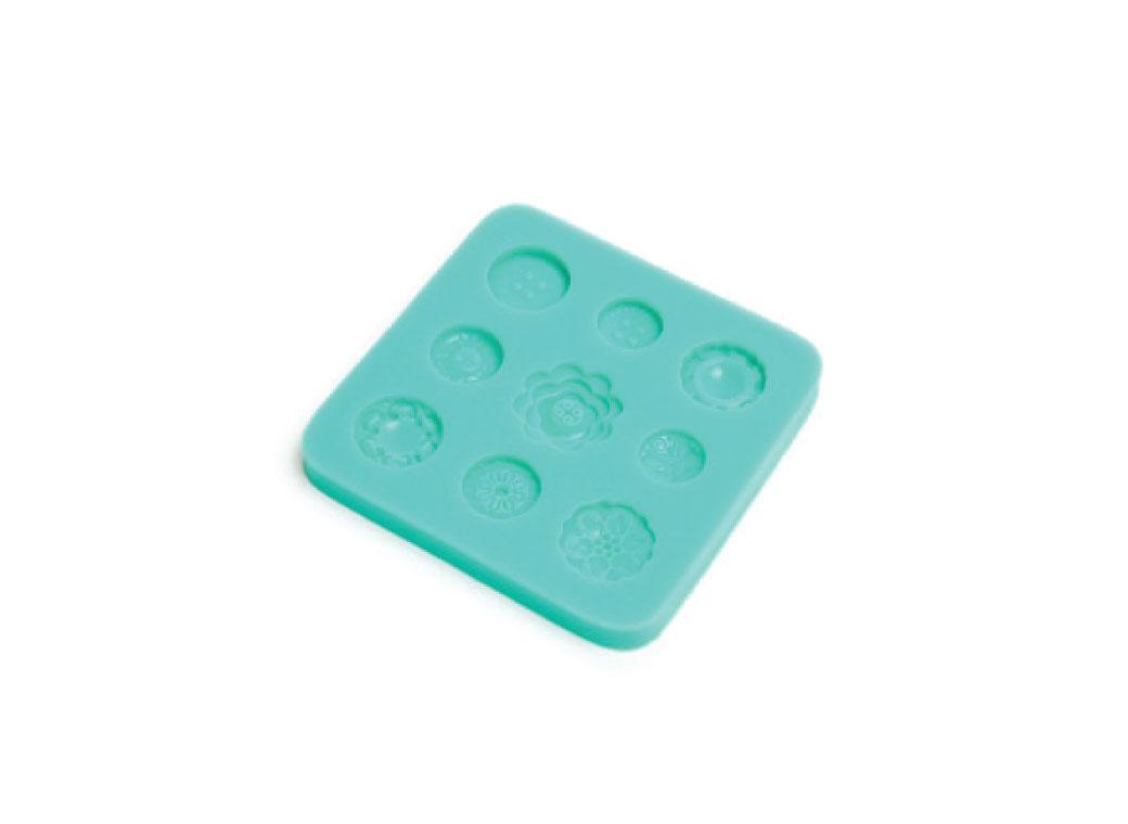Silicone Mould - Button & Flower Centres – Sweet Pea Parties