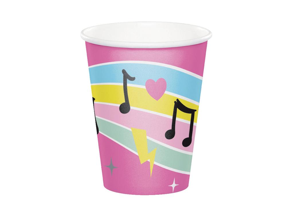 Birthday Beats Cups 8pk – Sweet Pea Parties