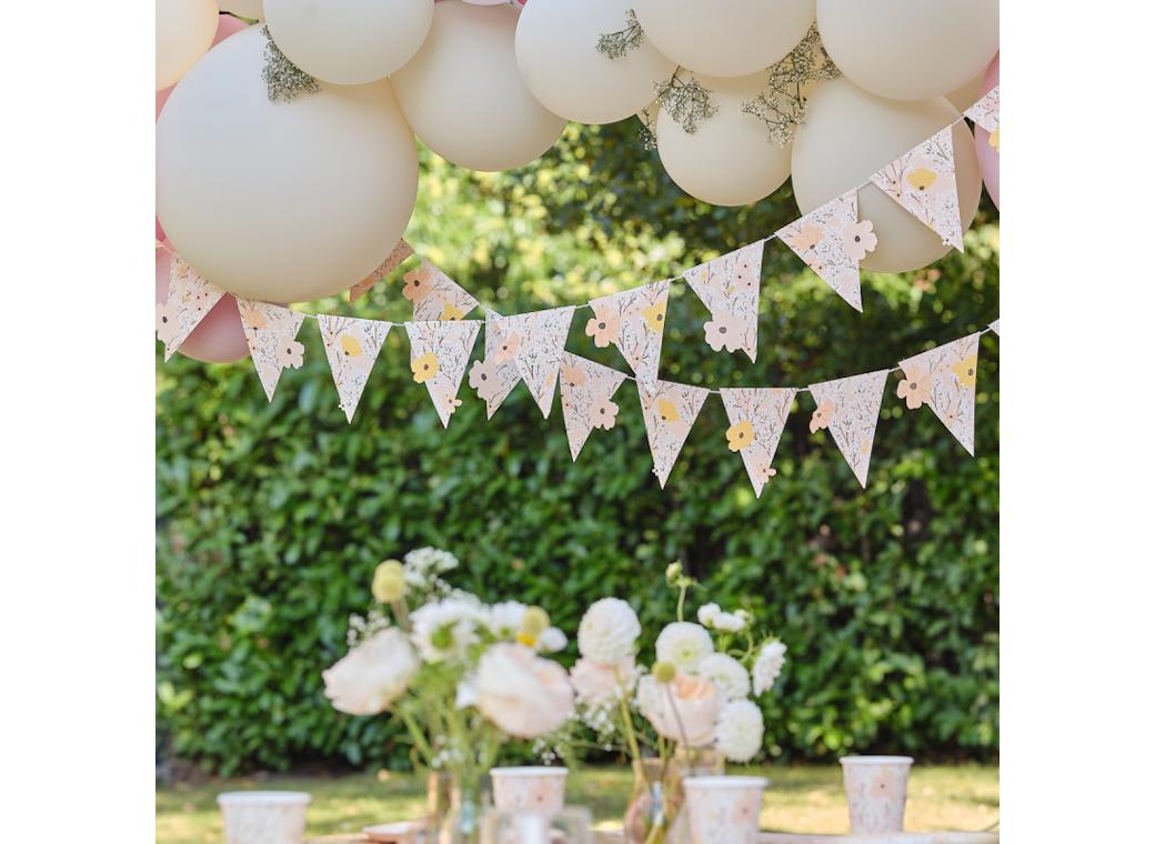 Birthday Bloom Flag Bunting – Sweet Pea Parties