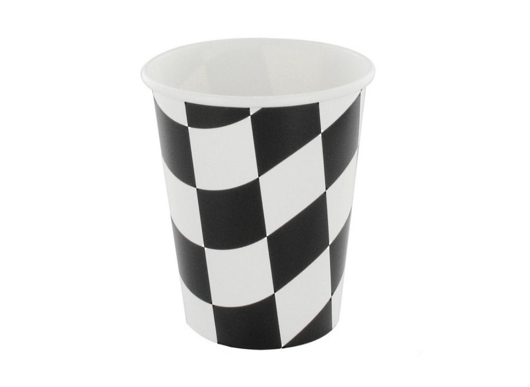 Black & White Check Cups - 8pk – Sweet Pea Parties