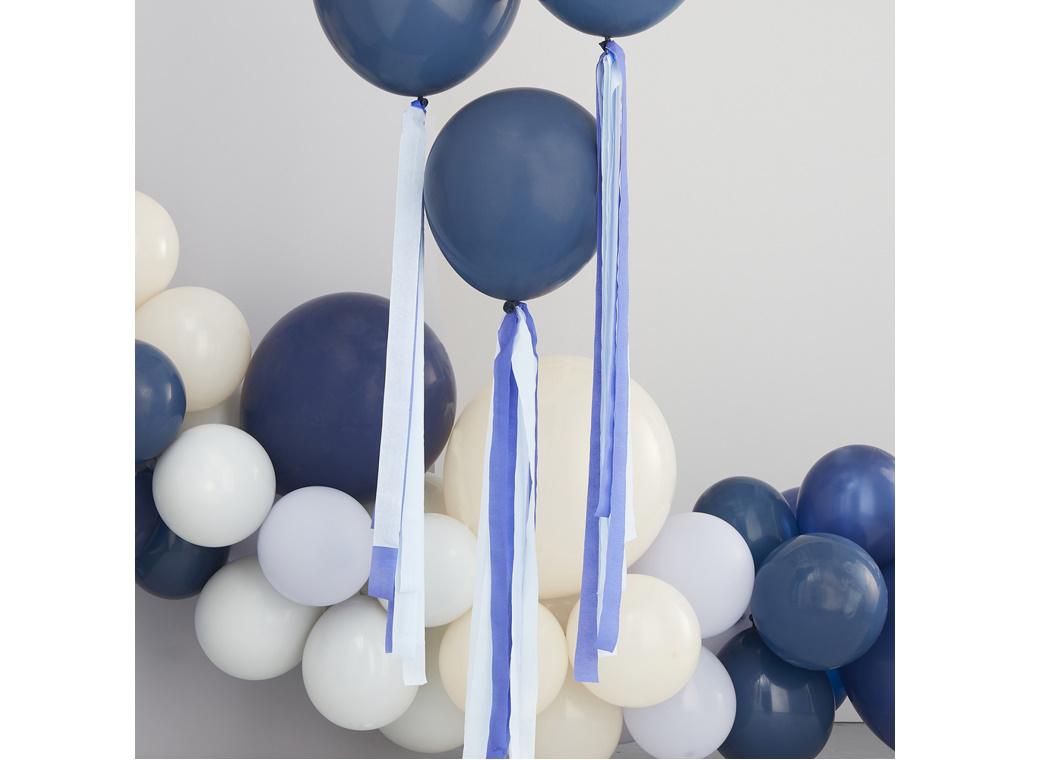 Blue Streamer Balloon Tails – Sweet Pea Parties