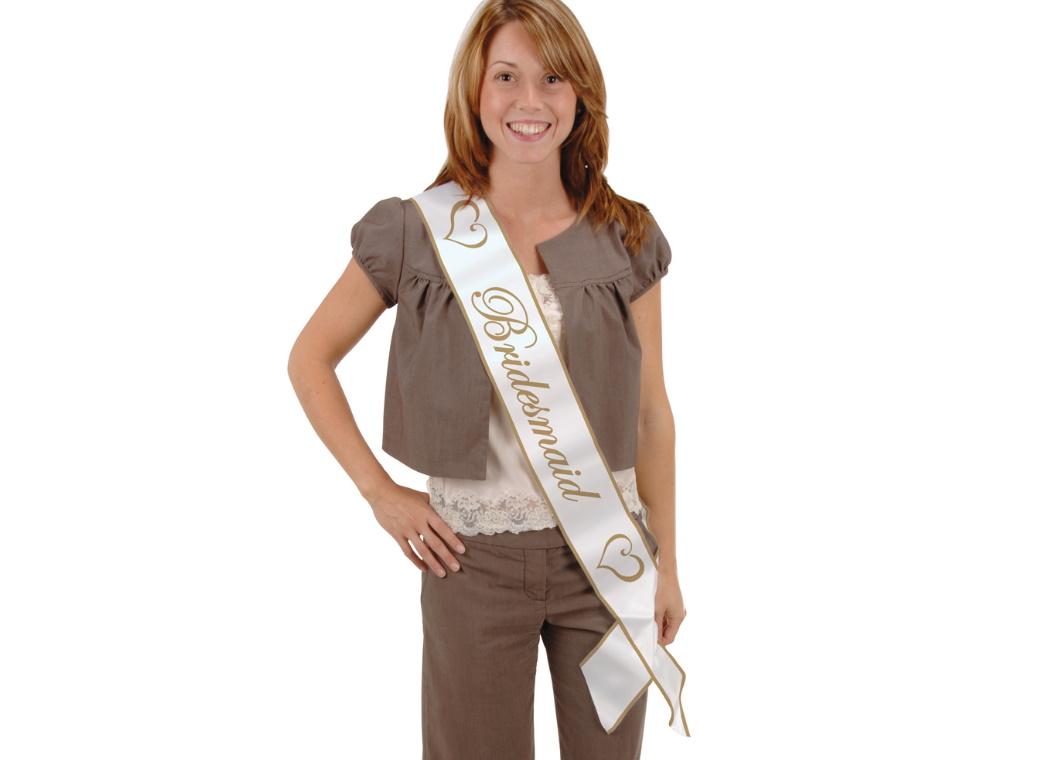 Bridesmaid Satin Sash – Sweet Pea Parties