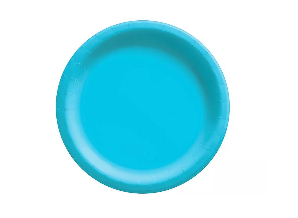 Lunch Plates 20pk - Caribbean Blue – Sweet Pea Parties