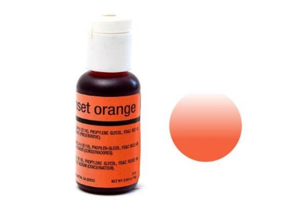 Chefmaster Airbrush Colour - Sunset Orange – Sweet Pea Parties