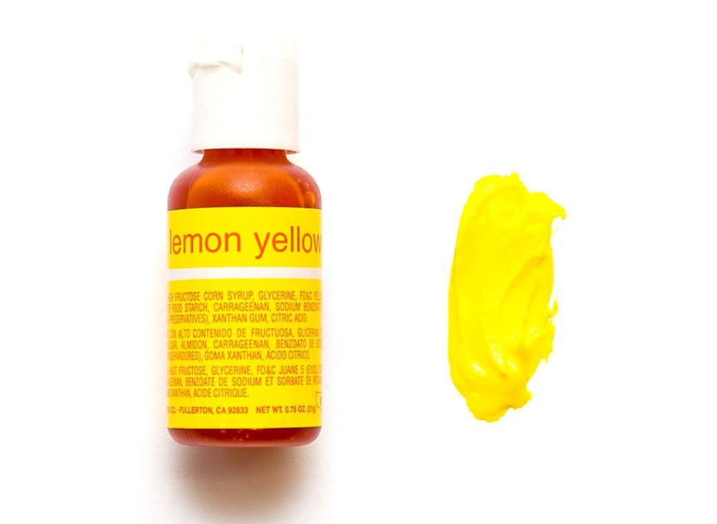 Chefmaster Gel Colour - Lemon Yellow – Sweet Pea Parties
