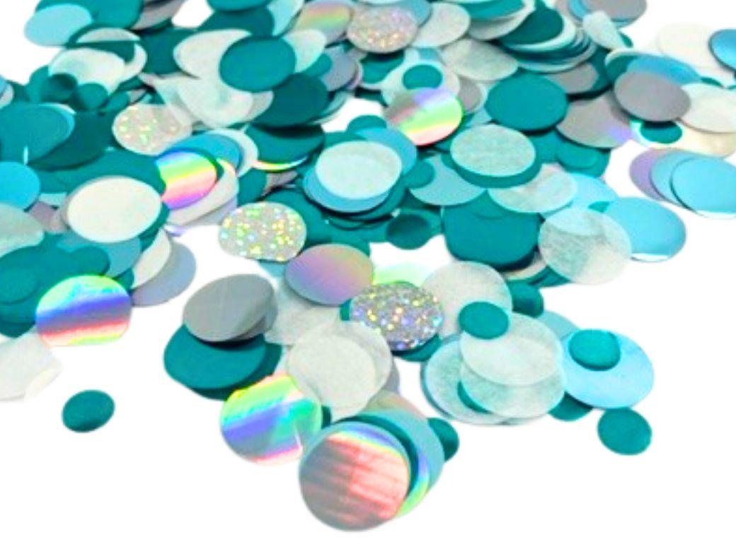 Confetti Medley - Teal Lagoon – Sweet Pea Parties