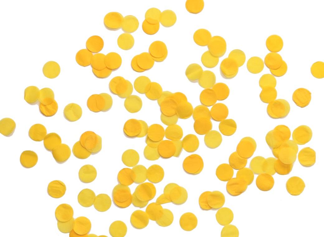 Tissue Confetti - Yellow – Sweet Pea Parties
