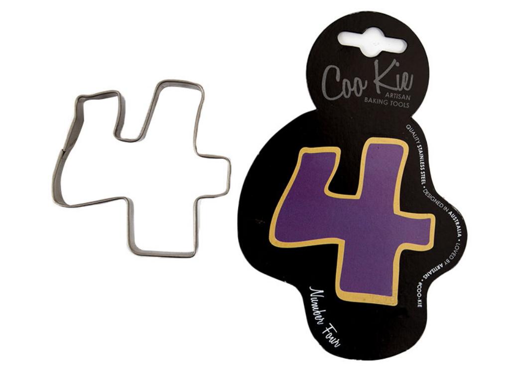 Coo Kie Number 4 Cookie Cutter – Sweet Pea Parties
