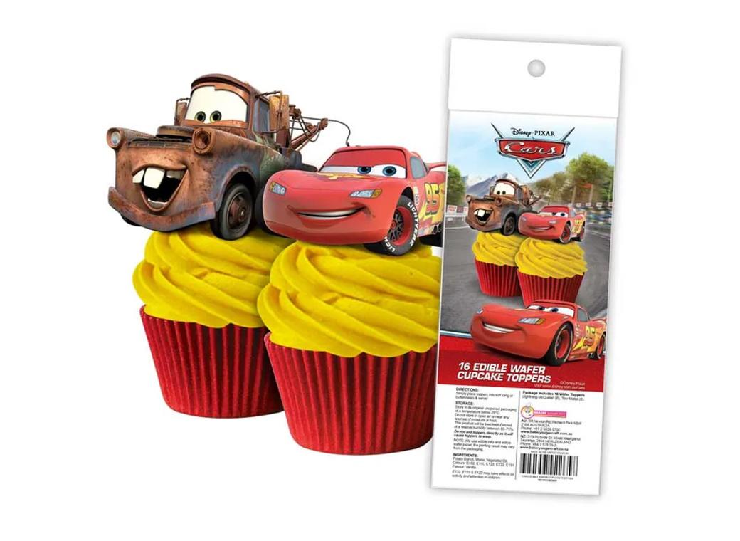 Edible Wafer Cupcake Toppers - Cars – Sweet Pea Parties