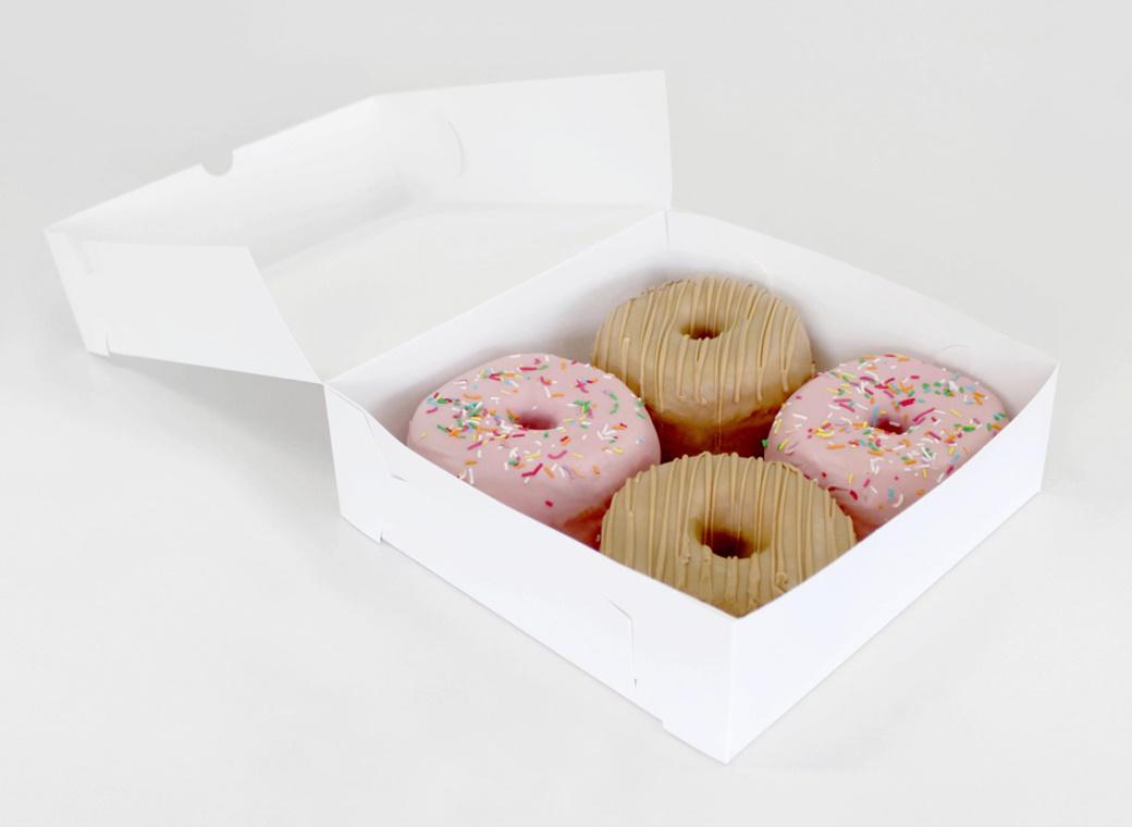 Donut Box - 4 Cavity – Sweet Pea Parties