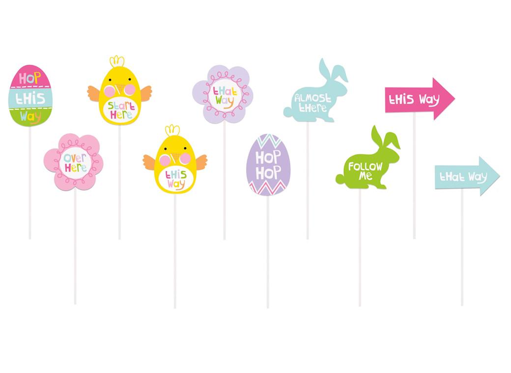 Easter Egg Hunt Clue Signs 10pk – Sweet Pea Parties