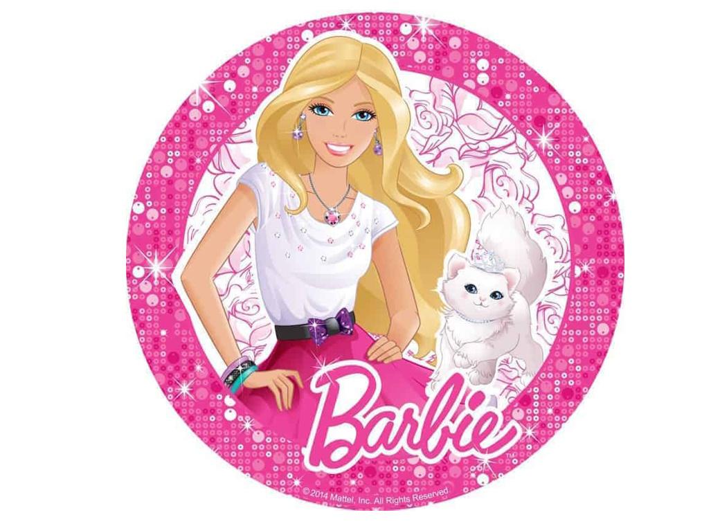 Edible Icing Image - Barbie Round – Sweet Pea Parties