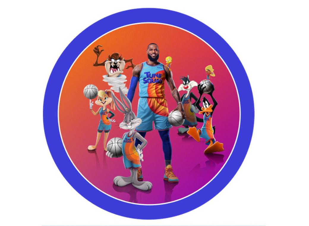 Edible Icing Image - Space Jam Round – Sweet Pea Parties