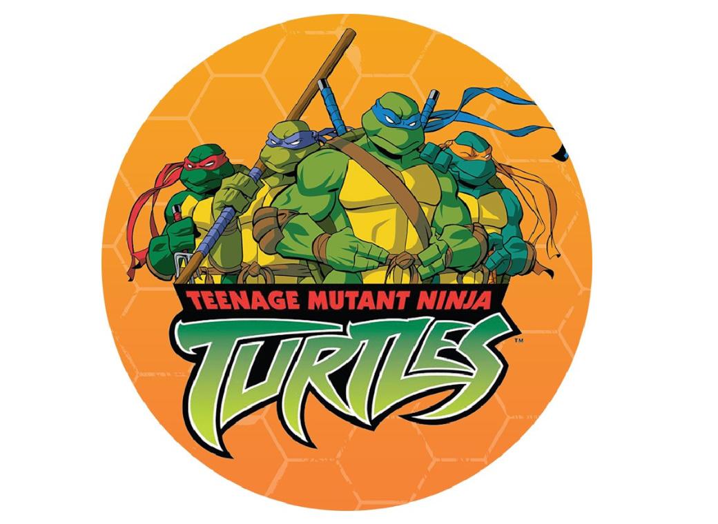 Edible Icing Image - TMNT Orange Round – Sweet Pea Parties
