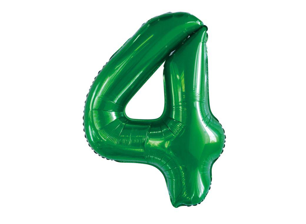 86cm Emerald Number Balloon - 4 – Sweet Pea Parties