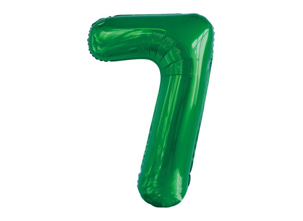 86cm Emerald Number Balloon - 7 – Sweet Pea Parties