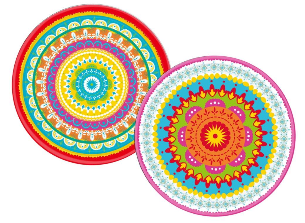 Fiesta Lunch Plates 8pk – Sweet Pea Parties