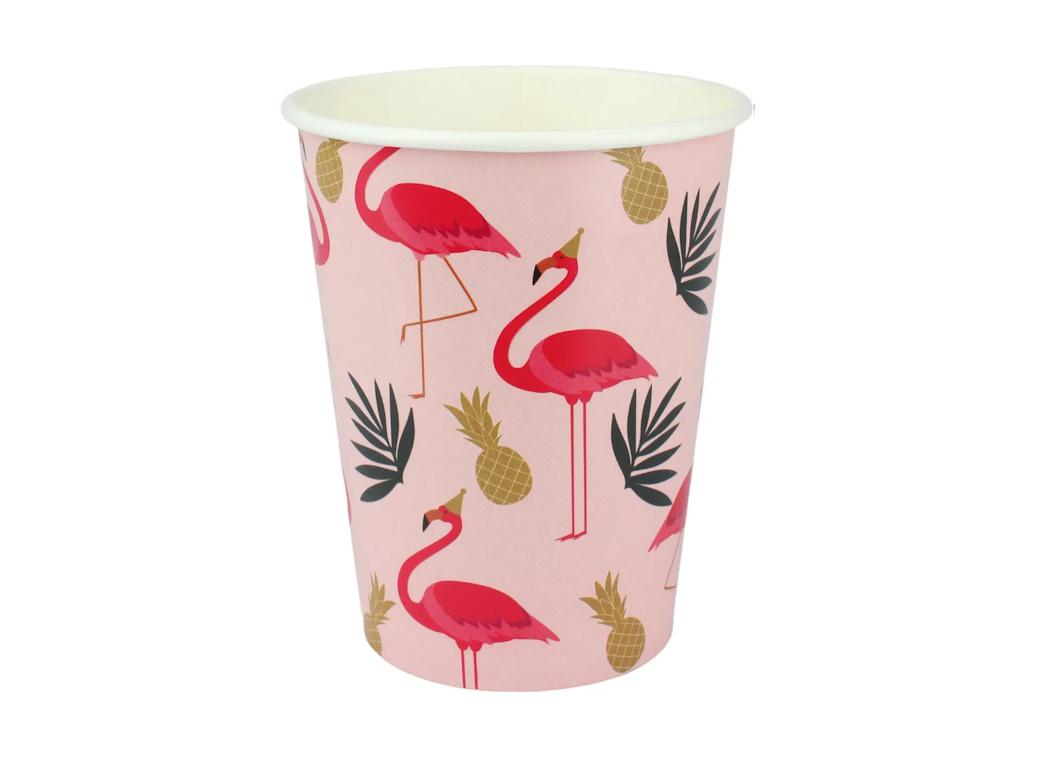Fancy Flamingo Cups 8pk – Sweet Pea Parties