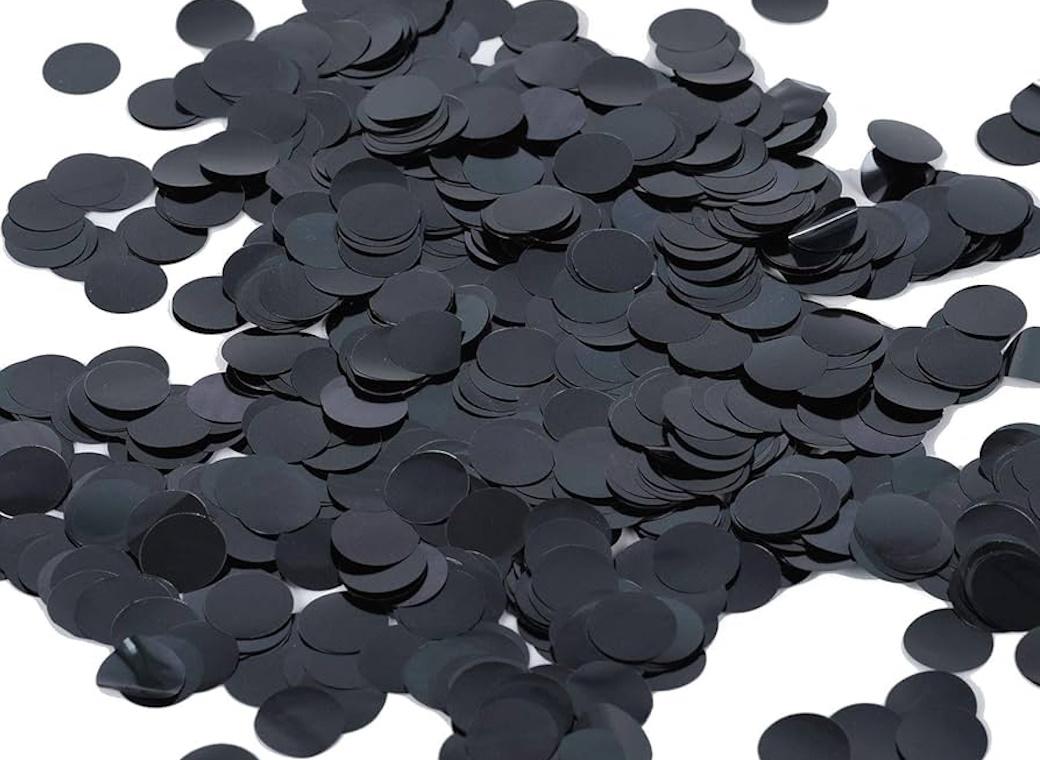 Foil Confetti - Black – Sweet Pea Parties