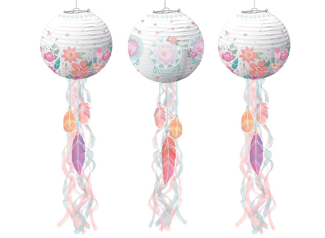 Free Spirit Paper Lanterns 3pk – Sweet Pea Parties