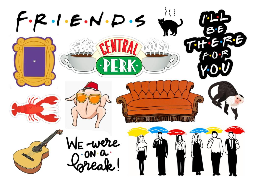 Edible Icing Image - Friends Icon Sheet – Sweet Pea Parties