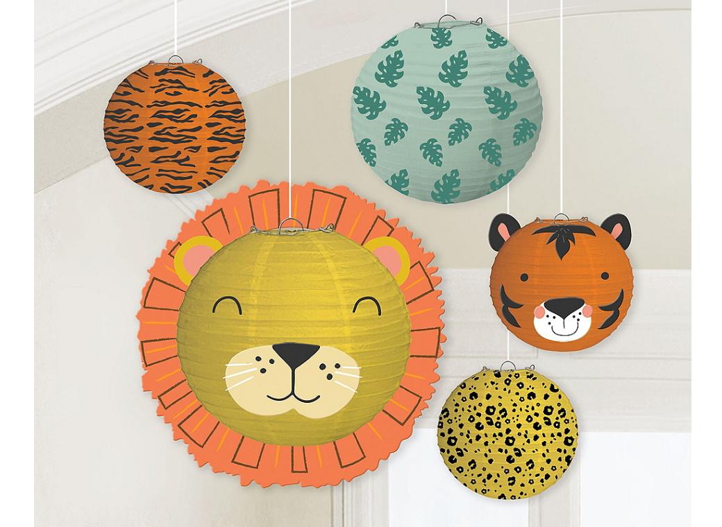 Get Wild Paper Lanterns 5pk – Sweet Pea Parties