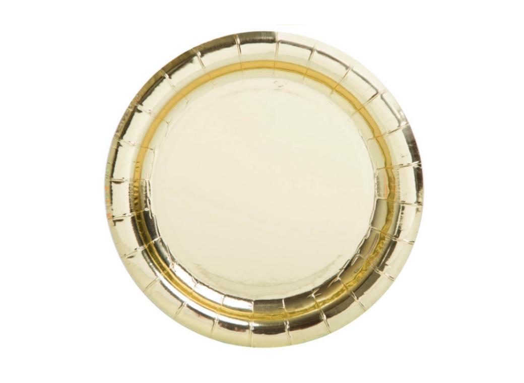 Gold Lunch Plates 8pk – Sweet Pea Parties