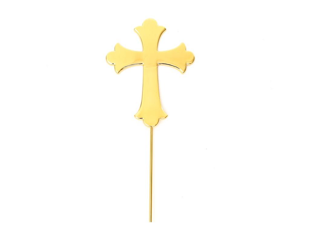 Gold Plated Cake Topper - Cross – Sweet Pea Parties
