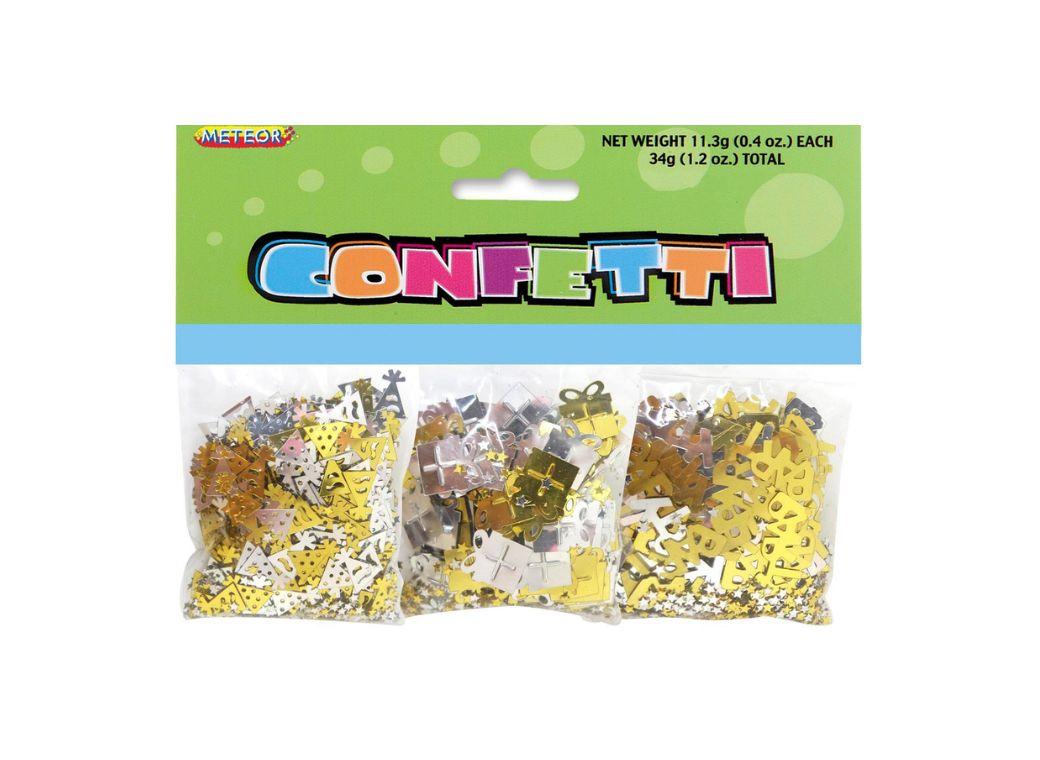 Gold & Silver Birthday Confetti – Sweet Pea Parties