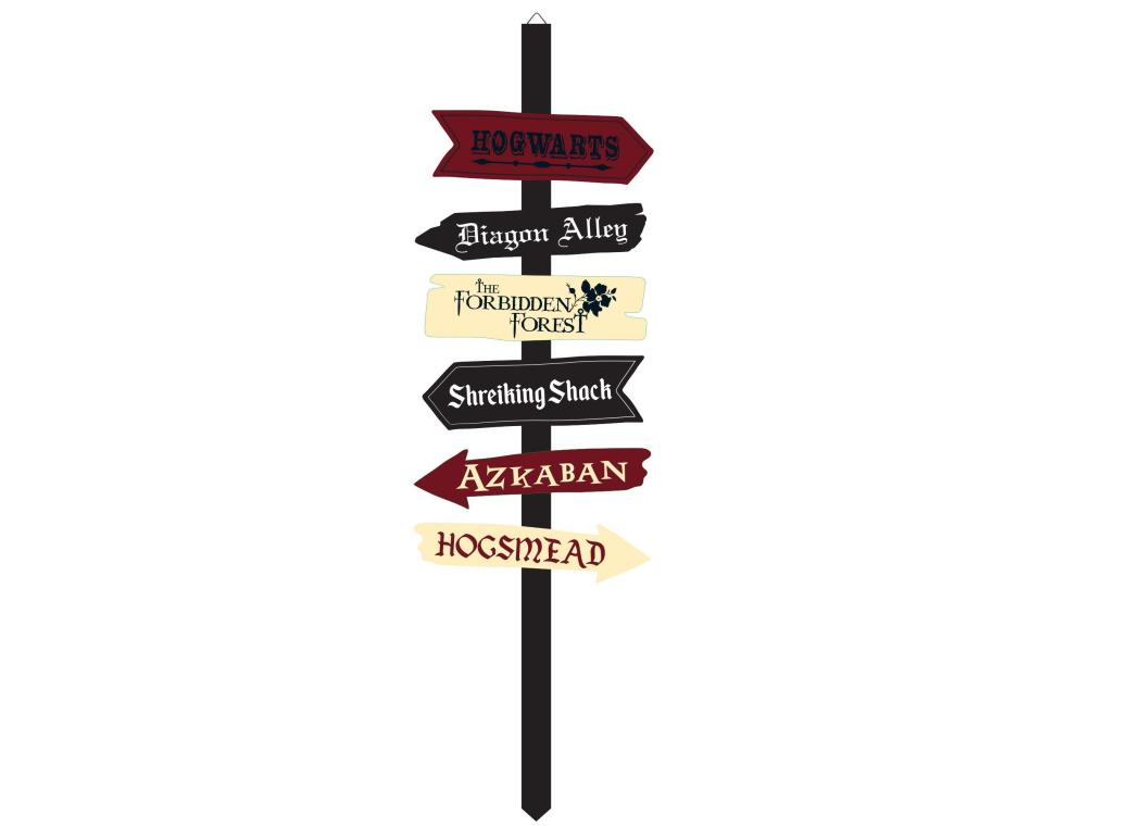 Harry Potter Direction Sign – Sweet Pea Parties