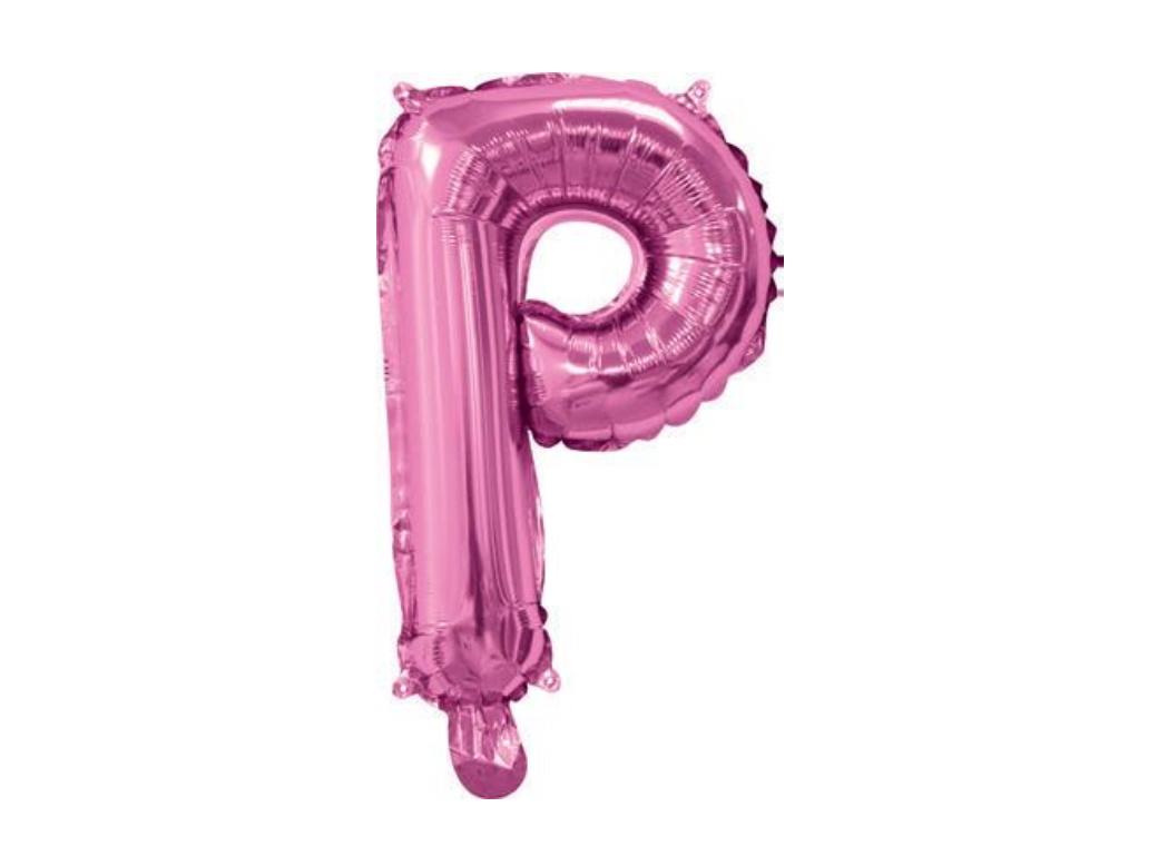 Mini Hot Pink Foil Balloon - Letter P – Sweet Pea Parties
