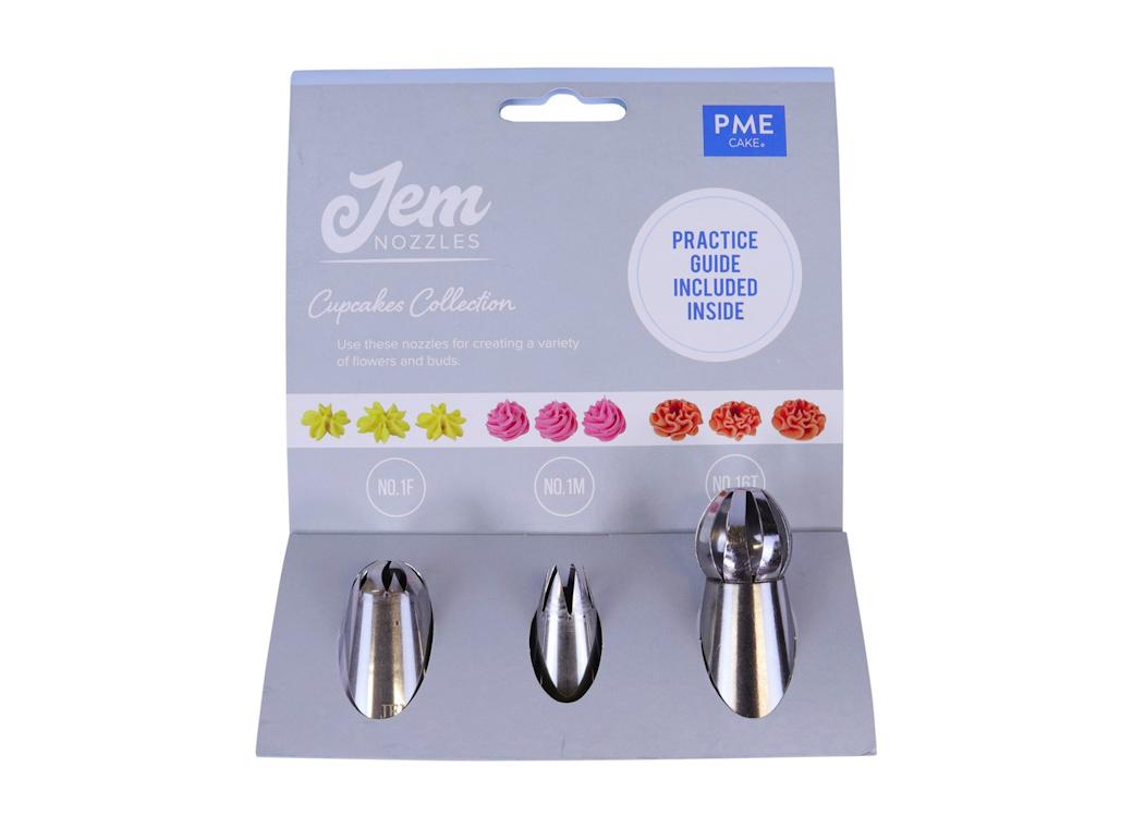 JEM Nozzles 3pce Set - Cupcakes Collection – Sweet Pea Parties