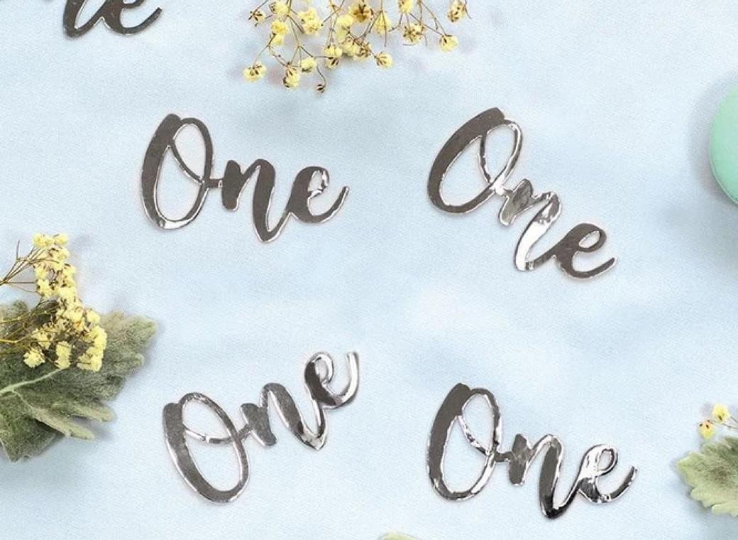 Jumbo Confetti - One Silver – Sweet Pea Parties