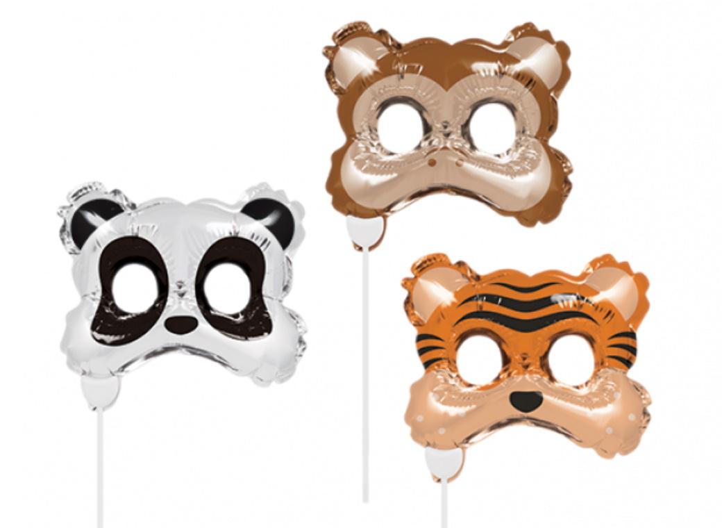 Animal Masks Balloon Photo Props 3pk – Sweet Pea Parties