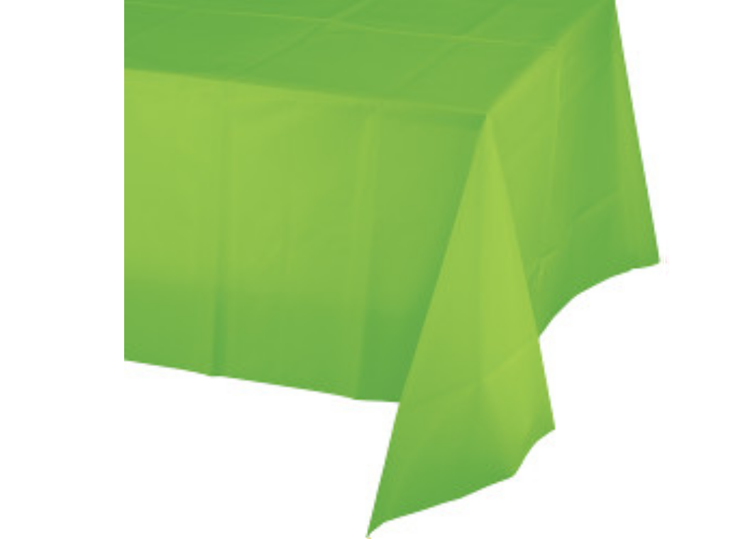 Lime Green Plastic Table Cloth – Sweet Pea Parties