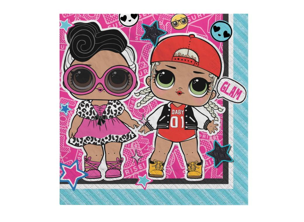 LOL Surprise Together 4EVA Lunch Napkins 8pk – Sweet Pea Parties